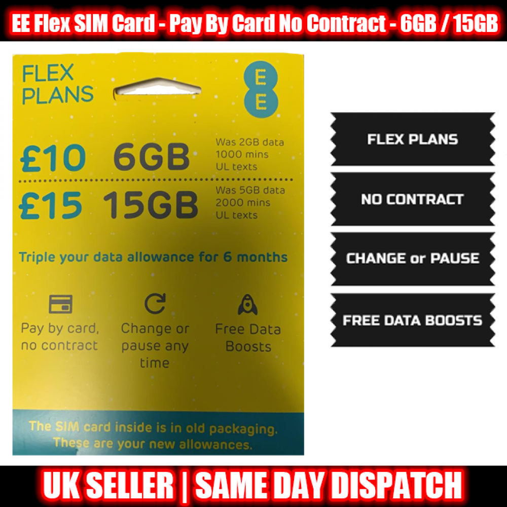 PAYG EE FLEX SIM CARD